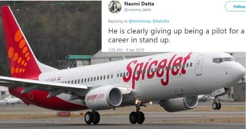 Pilot Of Kolkata-Bengaluru SpiceJet Flight Leaves People In Splits With ...