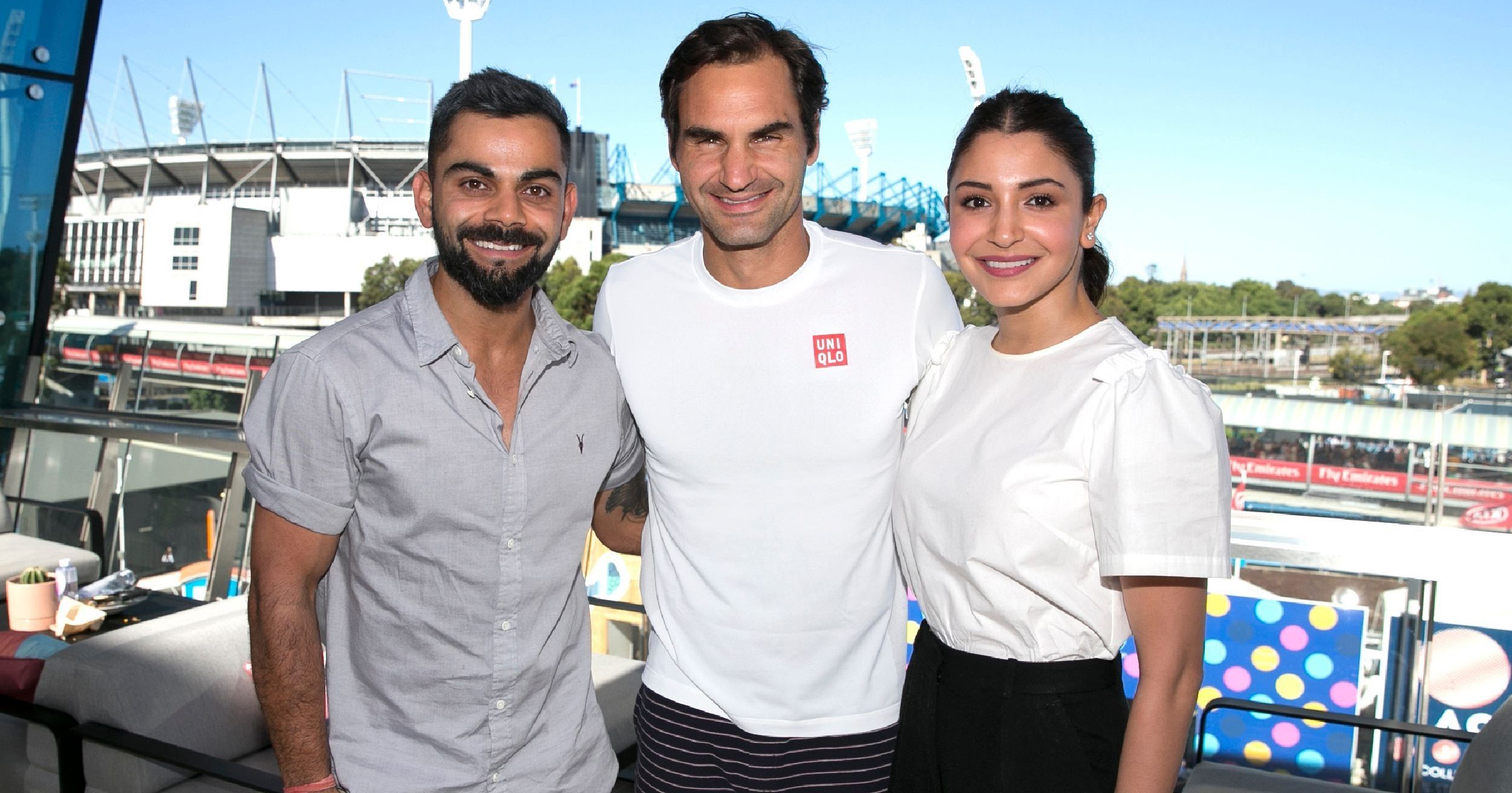 World's Best Batsman Virat Kohli Meets Tennis Emperor Roger Federer At ...