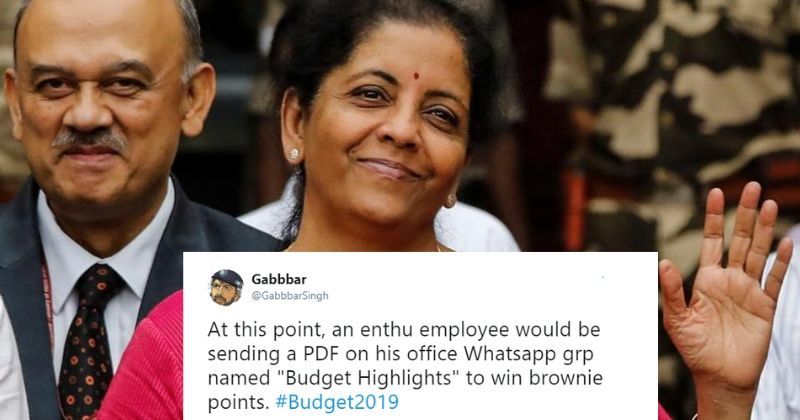 As Nirmala Sitharaman Presents Budget 2019, Hilarious 'Taxpayer' Memes ...