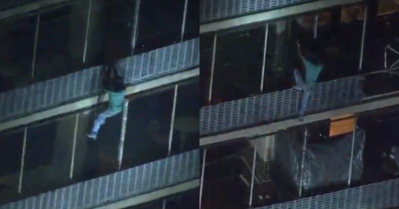 To Save His Mother, Man Scales Burning Building, Then Climbs Down 15 ...