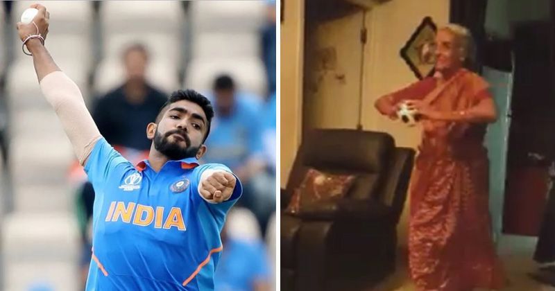 This Old Lady Mimicking Jasprit Bumrah's Bowling Action Is The Best ...