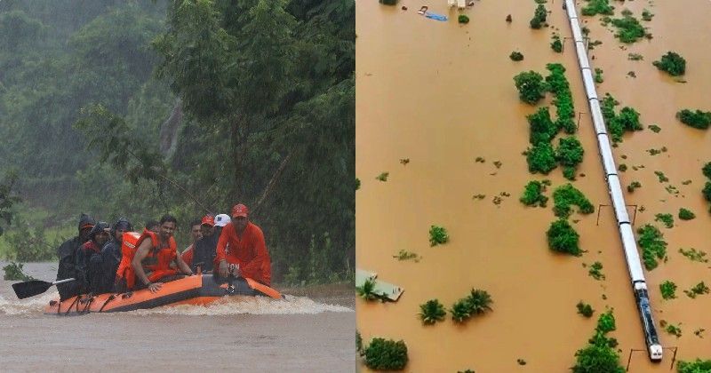 Here Is How A Joint Operation By NDRF, Navy, Air Force, Army, And Railways Rescued 1050 ...