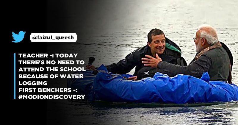 The Real Man Vs Wild: How People On Twitter Reacted After Seeing PM ...