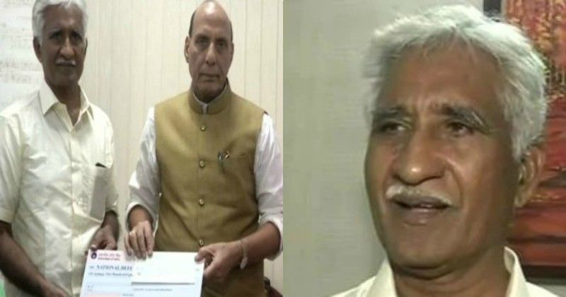 Retired IAF Soldier Donates Rs 1.08 Crore To Defence Ministry 40 Years ...