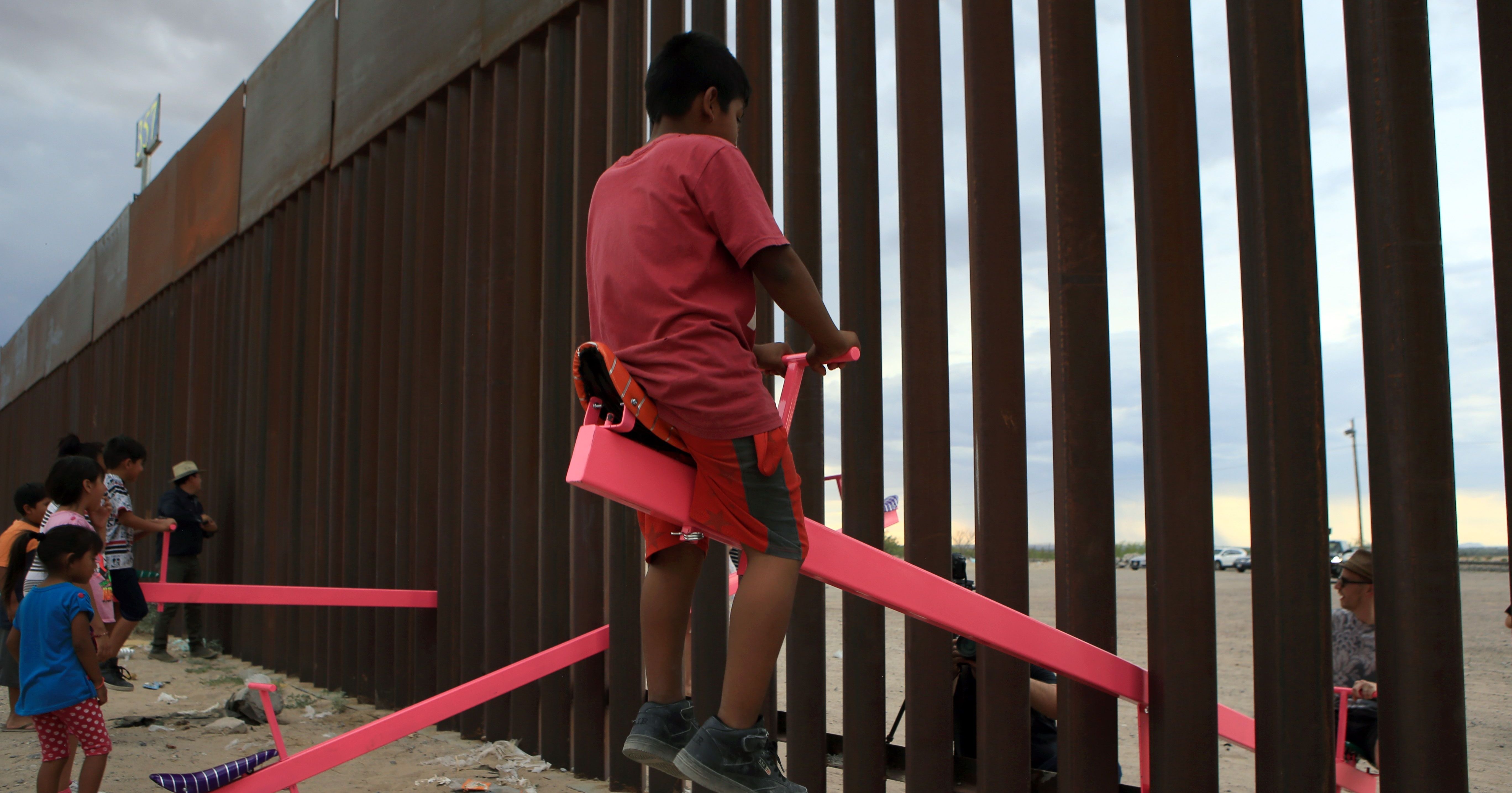 These Seesaws Blurred The Border Between Two Countries