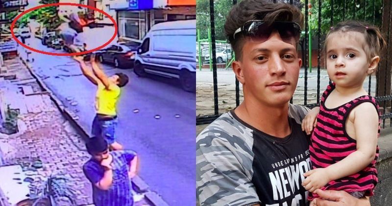 Heart-Stopping Video Shows 17-YO Boy Catching A 2-YO Girl Falling From ...