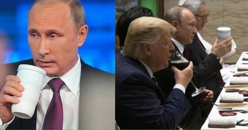 Putin Brings Own Mug To G20 Summit, People Wonder If Trust Issues Have ...