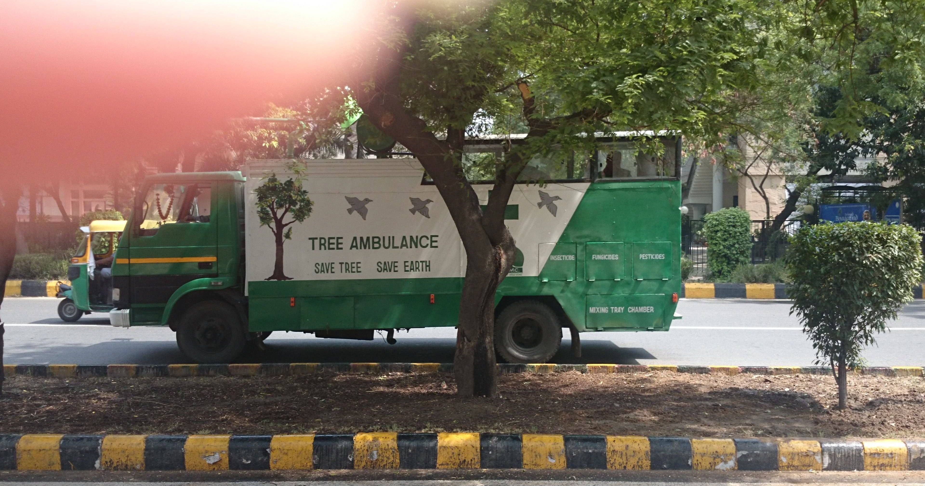 First-Of-Its-Kind Tree Ambulance In Chennai
