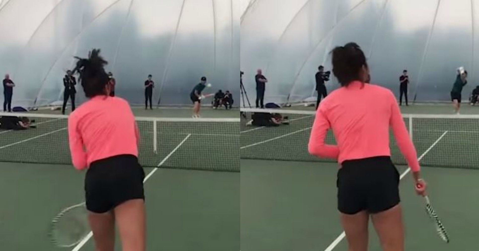 A Cricket-Tennis Crossover - Ball Served With A Racket And Hit Back ...
