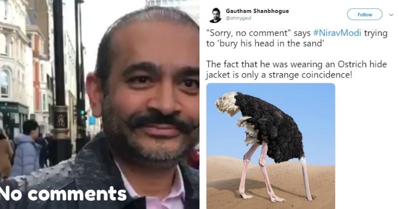 Internet Reacts To Nirav Modi's 'No Comments' The Best Way It Can, With ...