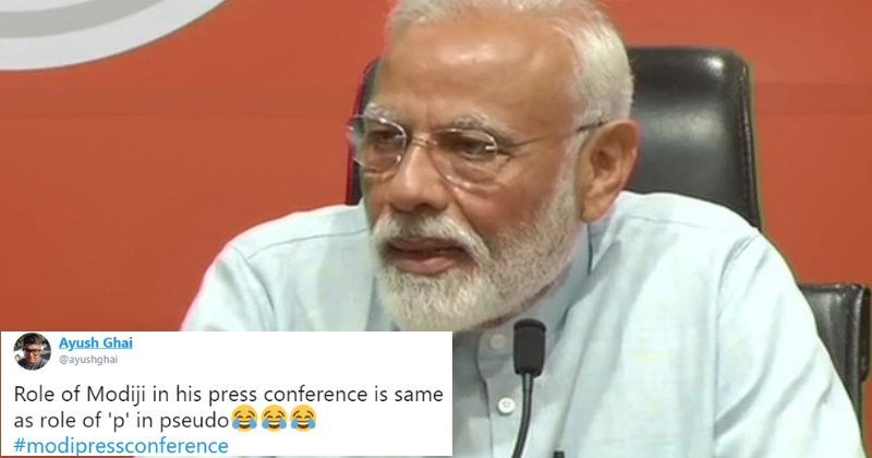 PM Modi Doesn't Answer A Single Question In His First Ever Press ...