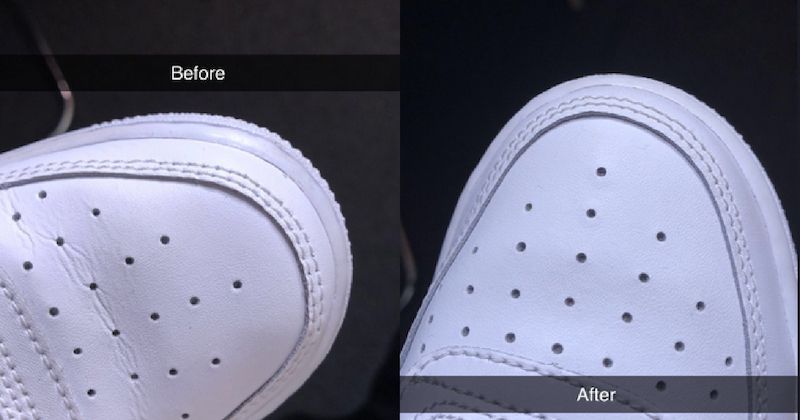 Woman's Clever Hack To Get Rid Of Creases & Dirt To Make Old Shoes Look ...