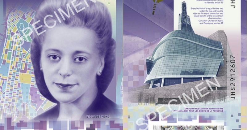 Canadian Note Featuring Civil Rights Activist Viola Desmond Wins 'Bank ...