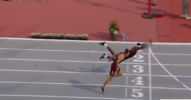 US Hurdler Takes A Nosedive At The Finish Line & Wins Gold, Leaves ...