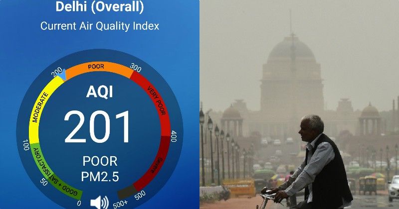 Delhis Air Quality Falls To Poor For The First Time In Three Months