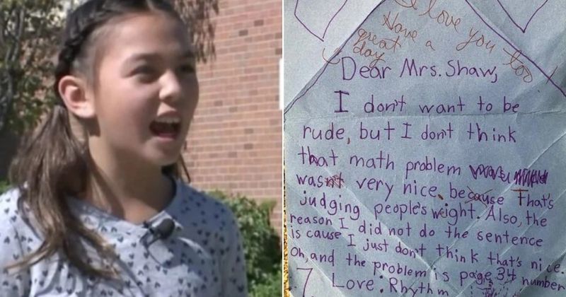 Class 4 Girl Refuses To Solve 'Offensive' Math Problem, Writes A Note ...