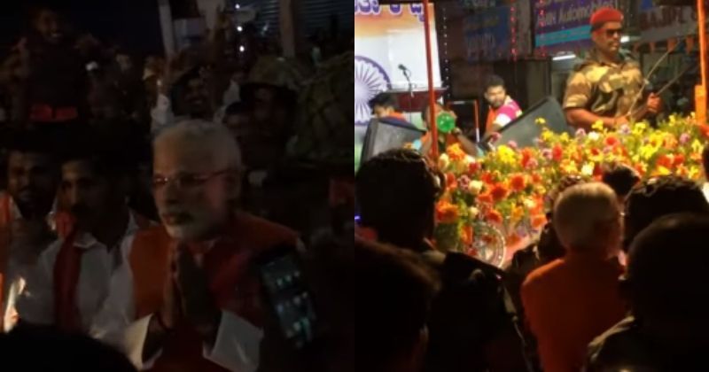 PM Modi's Doppelganger Makes A Surprise Appearance In Mangalore & It's ...