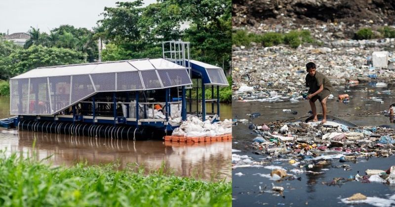 This Floating Machine Removes All Plastic From Our Rivers, And Keep ...