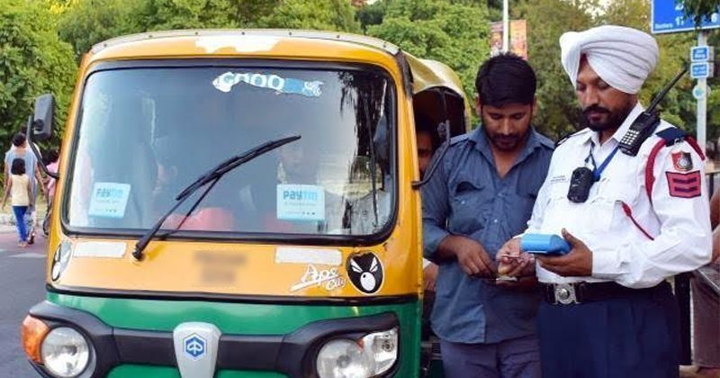 Rs 1,000 Fine Imposed On Auto Driver For Driving Without Seat Belt In Bihar