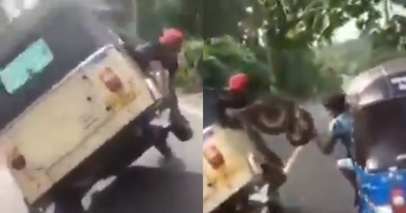 Video Of An Auto-Rickshaw Driver Changing Tyre On A Moving Vehicle Is ...