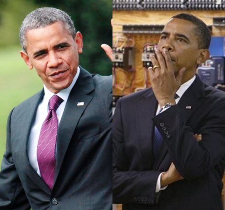 'Stressed' Obama has aged a decade in four years