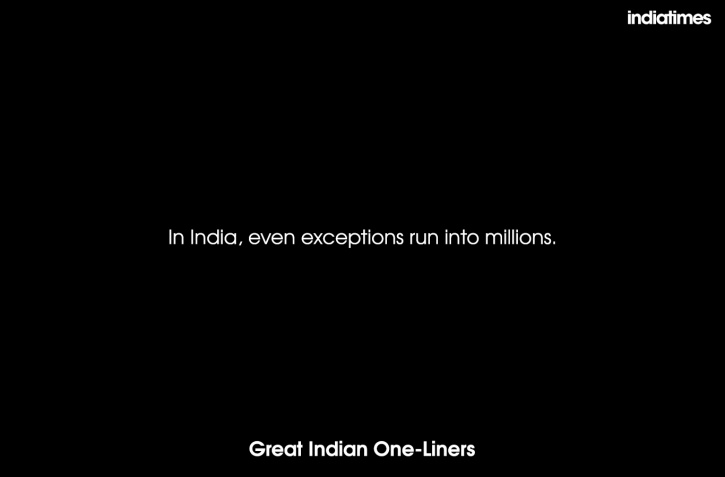 20 Great Indian One Liners That'll Make You Think