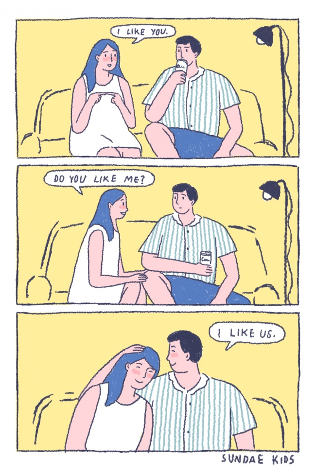10 Adorable, Completely Relatable Illustrations About People In Love