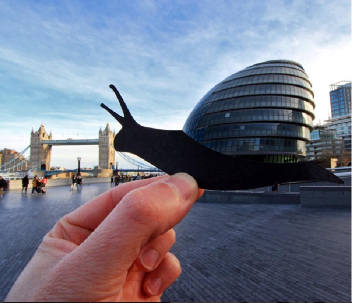 Artist Playfully Transforms Famous Landmarks Using Paper Cutouts And It ...