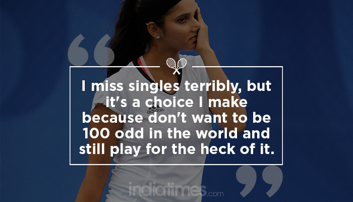 15 Quotes By Sania Mirza Prove That She Deserves More Love From India ...