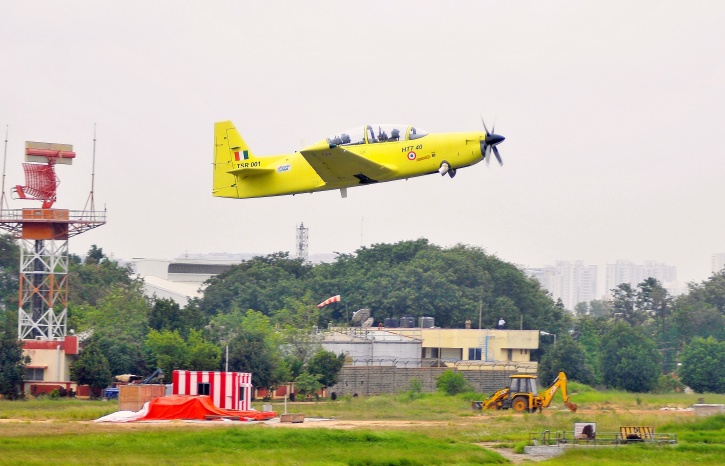 The First 'Made In India' Trainer Aircraft, HTT-40, Makes Its Debut Flight