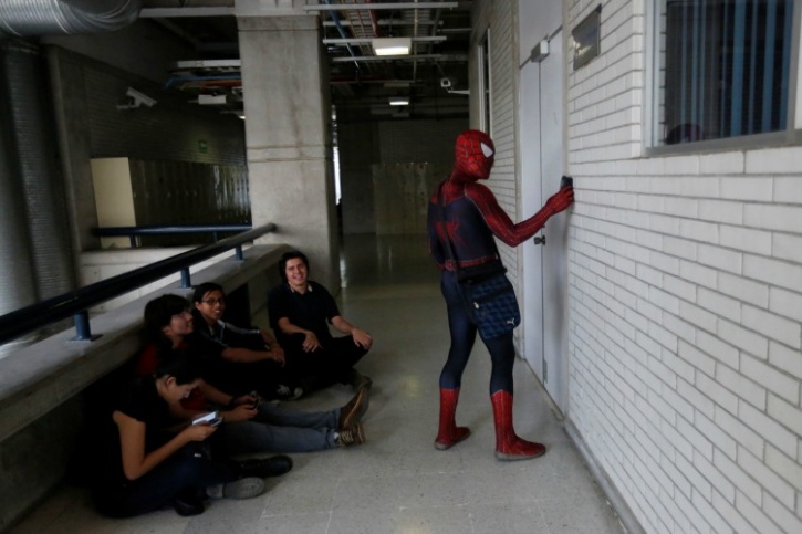 Mexican Teacher Wears Spider-Man Costume To University To 'Make ...