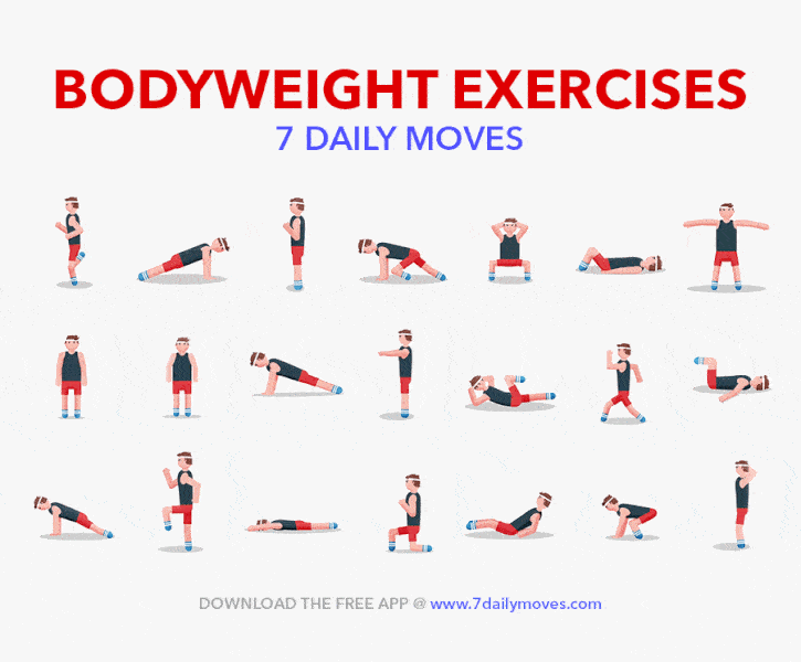 Here Are 7 Bodyweight Exercises That Will Help You Meet All Your Here Are 7 Bodyweight Exercises That Will Help You Meet All Your