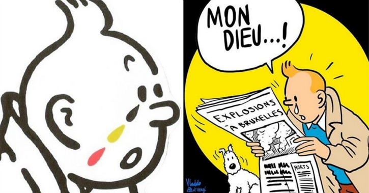 Tintin Weeps, Eiffel Tower, Burj Khalifa Lit In Belgian Colours As The ...