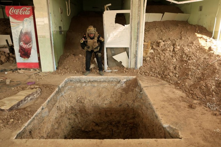 Iraqi Forces Discover A Scary Network Of ISIS Tunnels Below Northern Iraq
