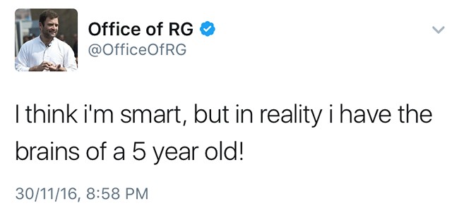 Rahul Gandhi's Twitter Account Gets Hacked, Goes On A Hilarious Rant ... Rahul Gandhi's Twitter Account Gets Hacked, Goes On A Hilarious Rant ...