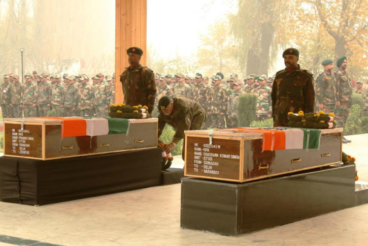 Indian Army Pays Tribute To Three Soldiers Killed In Yesterday’s ...