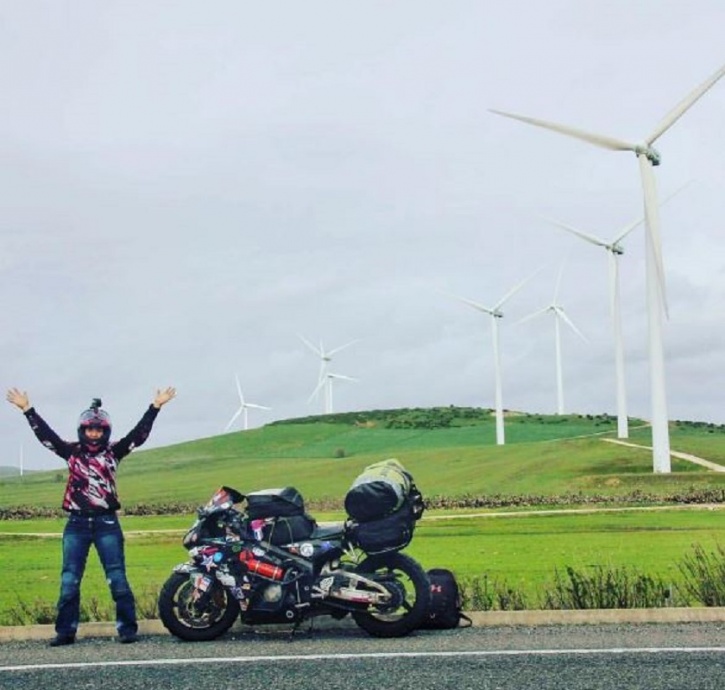 Meet 30-Year-Old Nikki, The Solo Biker Riding Her Motorcycle Across The ...