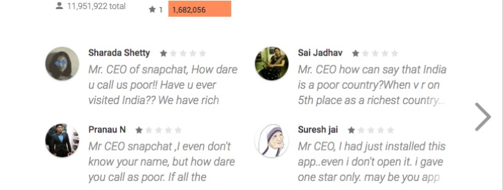 Snapchat's App Rating Takes A Massive Hit On Play Store Thanks To 'Poor ...