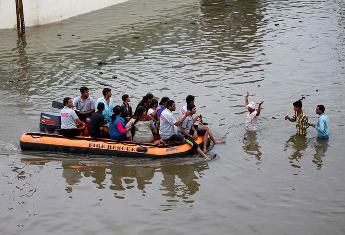 Series Of Pictures Show The Aftermath Of The Massive Floods Across India