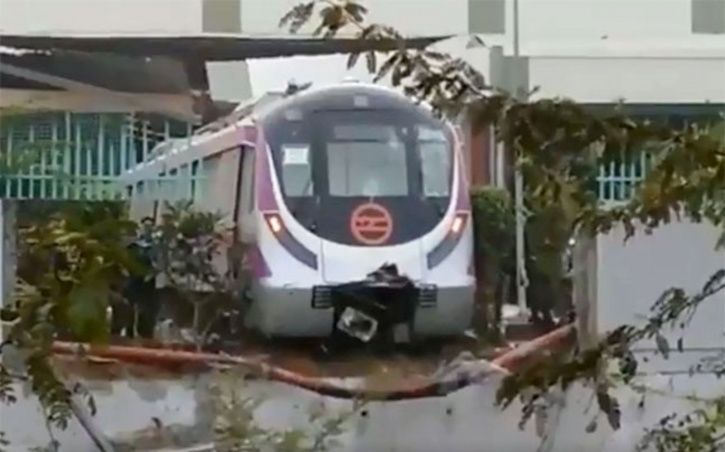 Driverless Metro Burst Onto The Scene Quite Literally And It's Raining ...
