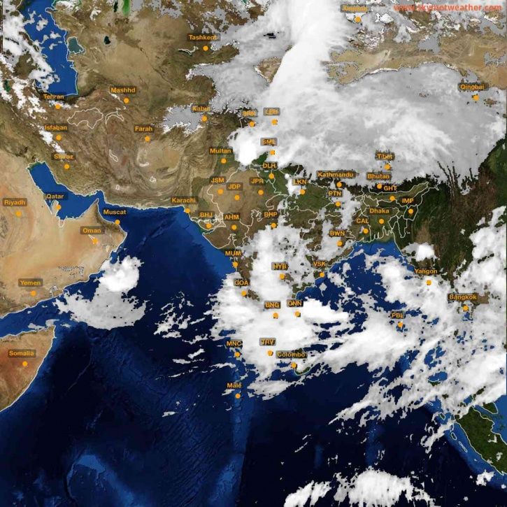 11 Pictures Show How Monsoon Clouds Travel In Various Parts Of The Country