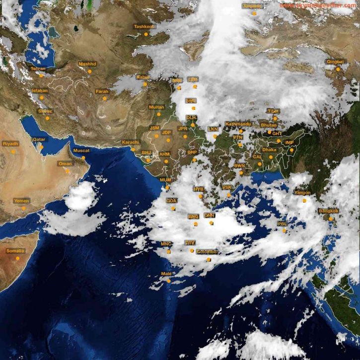 11 Pictures Show How Monsoon Clouds Travel In Various Parts Of The Country