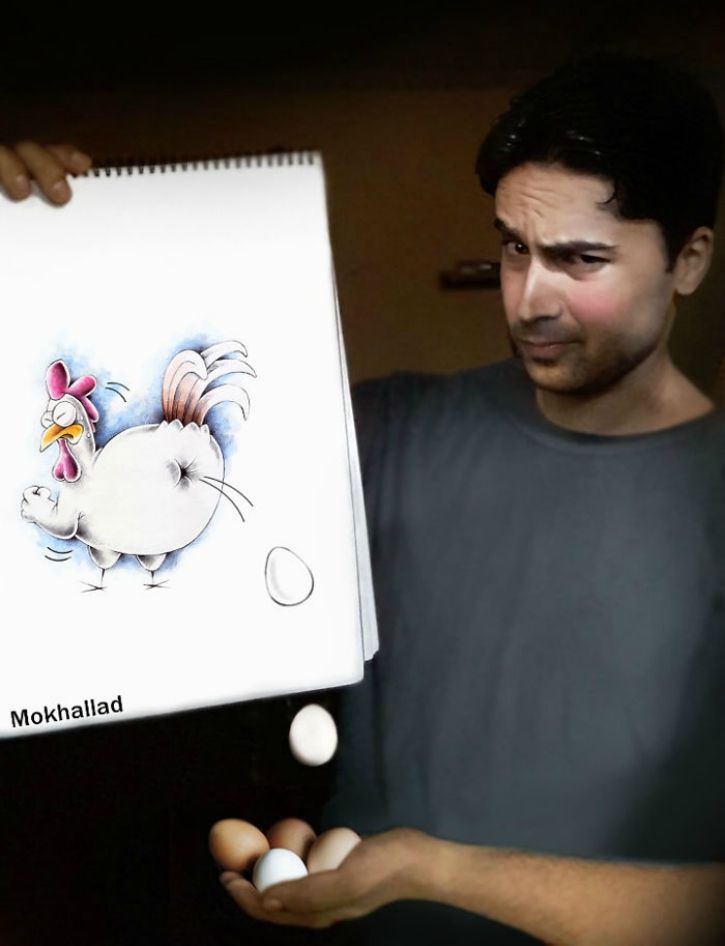 This Artist And Pharmacist Combines Sketches With Real-Life Objects To ...