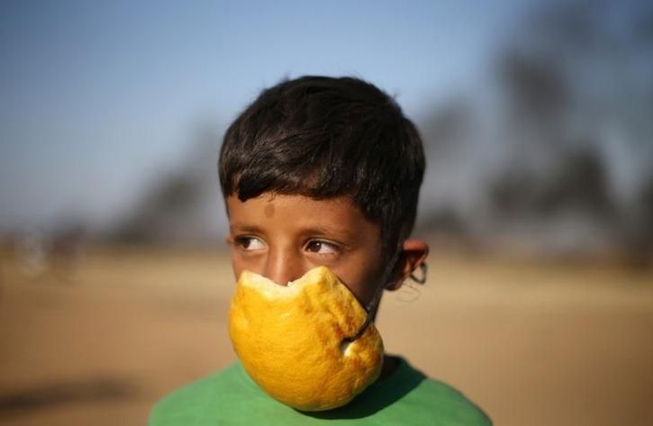 Palestinians Make Masks Of Almost Everything To Protect Themselves From ...