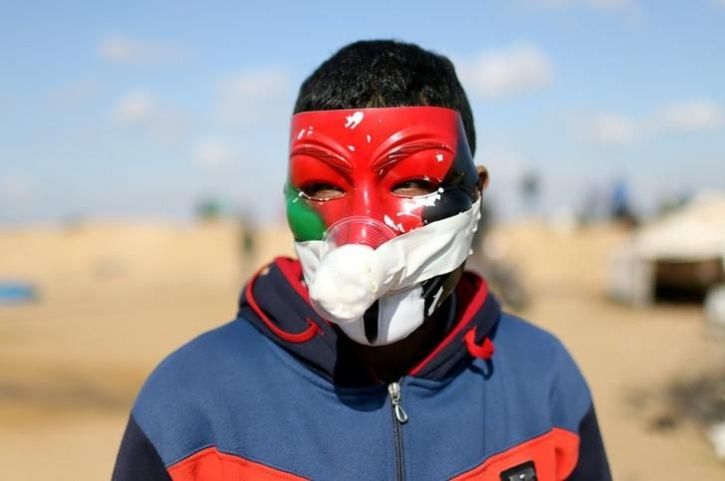 Palestinians Make Masks Of Almost Everything To Protect Themselves From ...