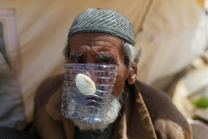 Palestinians Make Masks Of Almost Everything To Protect Themselves From ...