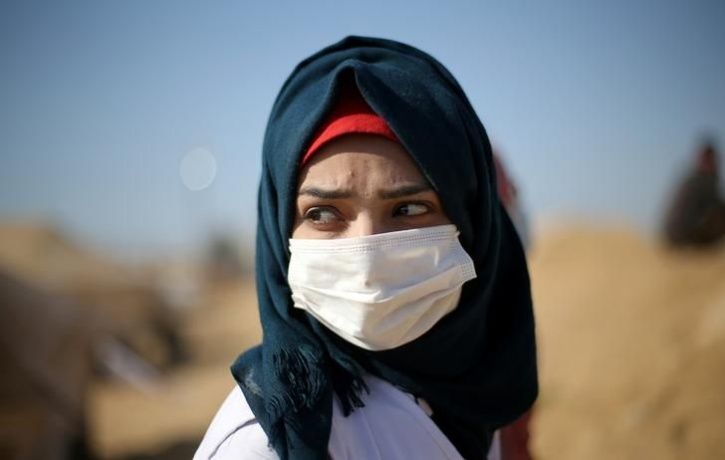 Palestinians Make Masks Of Almost Everything To Protect Themselves From ...