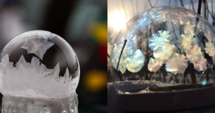 These Viral Videos Of Bubbles Freezing Are So Mesmerising, You Can't ...