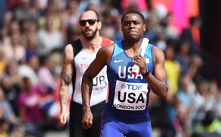 Christian Coleman Sets New World Record As He Completes 60M Sprint In 6 ...