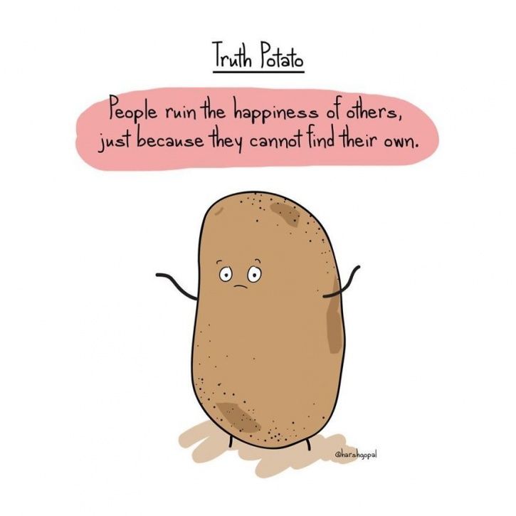 41 Bitter Truths About Life By The ‘Truth Potato’ That’ll Help You Put ...